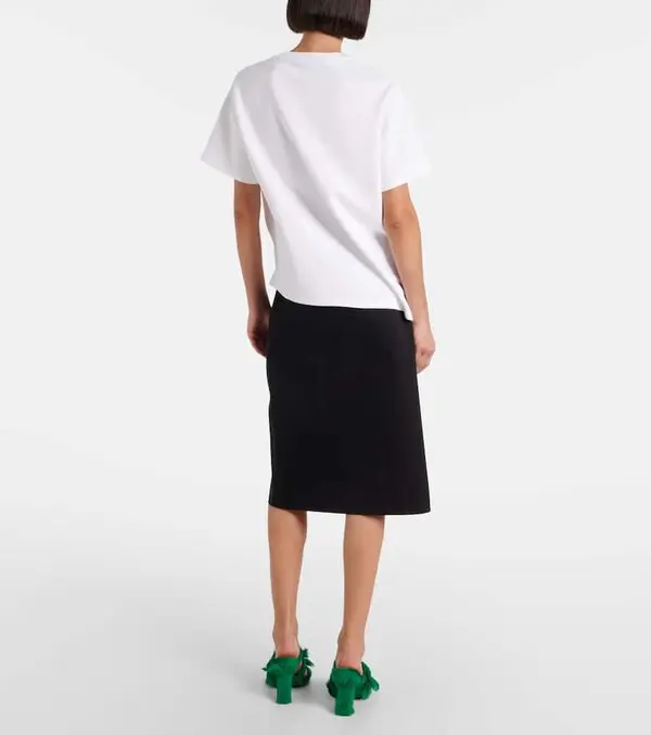 Loewe Cotton-blend T-shirt - White