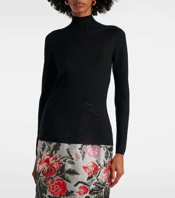 Carolina Herrera Wool Turtleneck Sweater