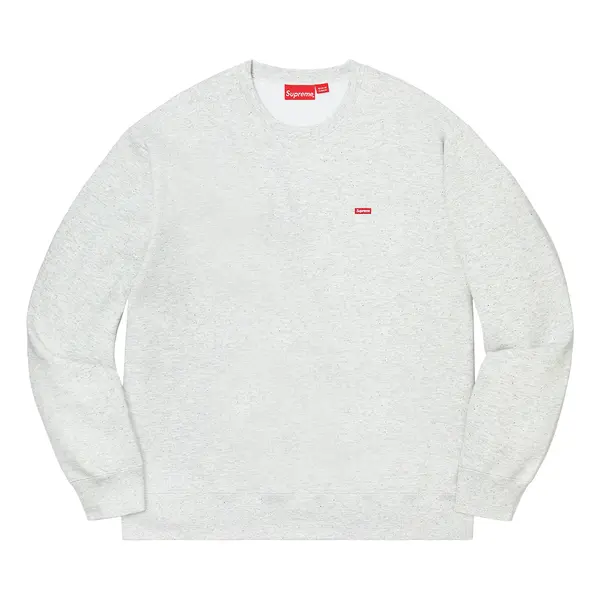 トップス Supreme Small Box Crewneck Heather Grey Supreme Small Box Crewneck - Grey | Editorialist