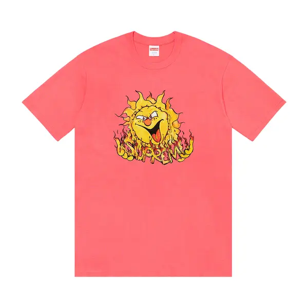 Supreme Sun Tee 'bright Coral