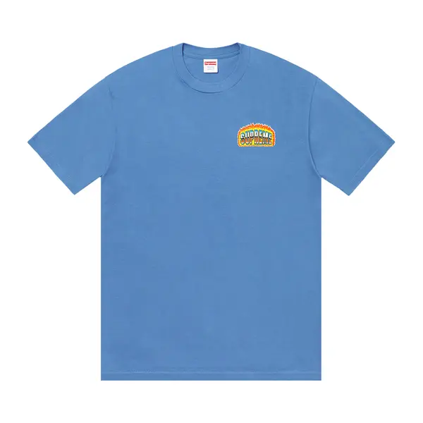 Supreme Chrome Tee 'dusty Light Royal - Blue