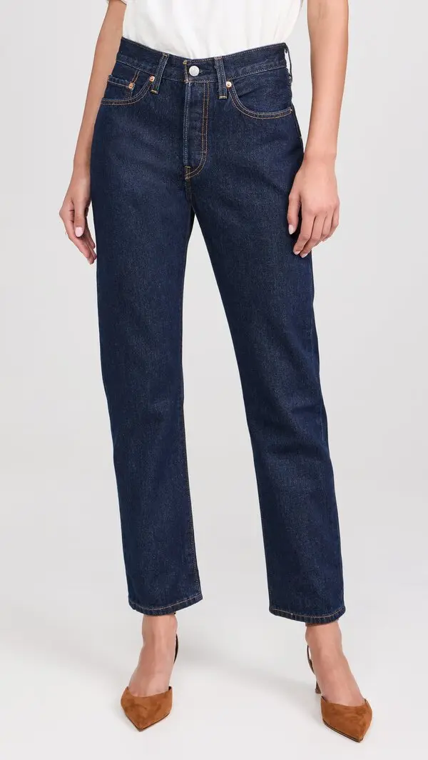 LEVI'S 501 Straight Leg Jeans - Deep Breath