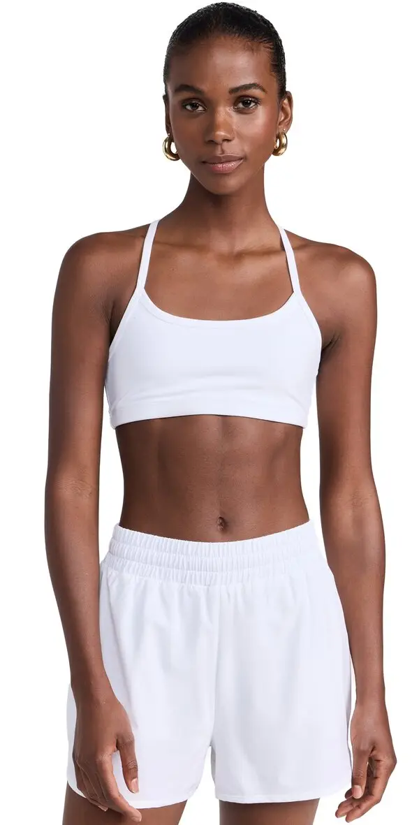 Beyond Yoga Spacedye Slim Racerback Bra - Cloud White