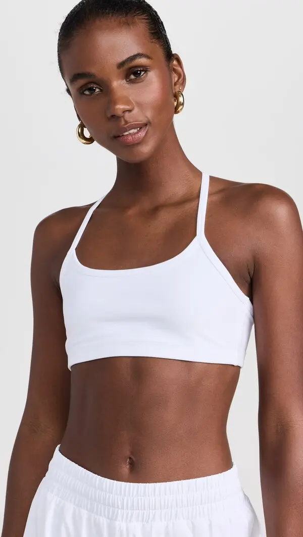 Beyond Yoga Spacedye Slim Racerback Bra - Cloud White