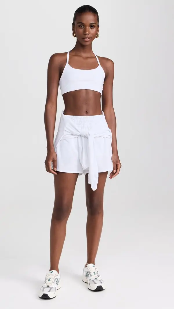 Beyond Yoga Spacedye Slim Racerback Bra - Cloud White