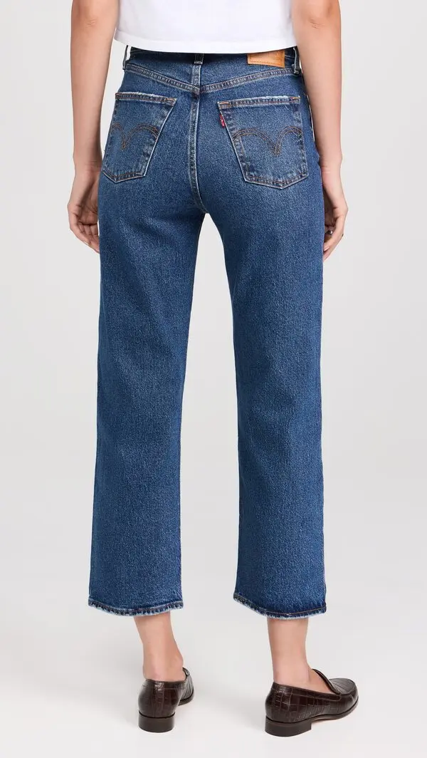 LEVI'S Ribcage Straight Ankle Jeans