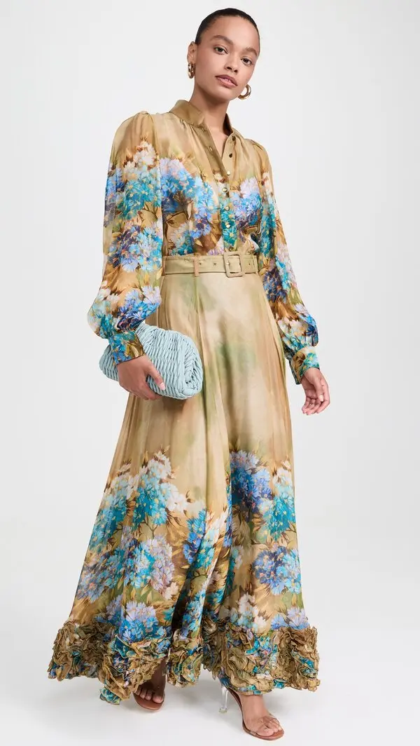 bytimo organza maxi dress ByTiMo - Organza Maxi Dress Watercolor Dreams