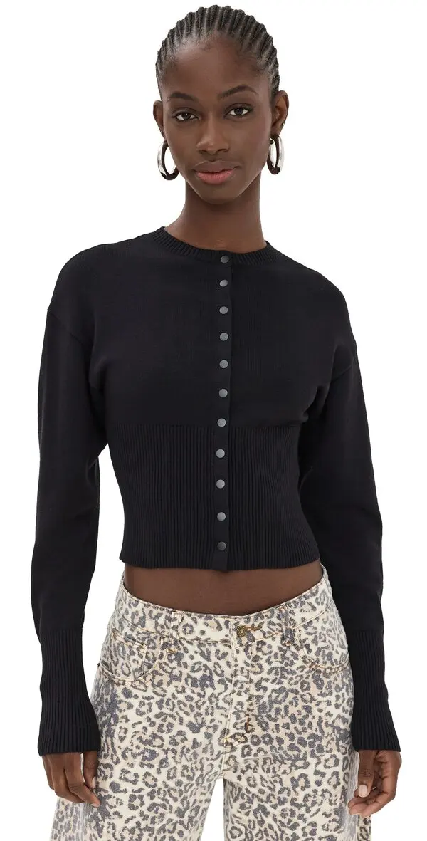 Lioness Head In The Clouds Cardigan - Onyx