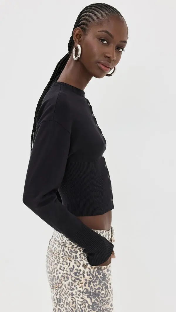 Lioness Head In The Clouds Cardigan - Onyx