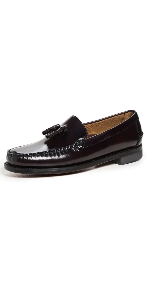 SEBAGO Classic Leather Loafers With Tassels