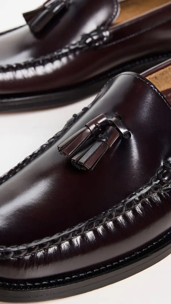 SEBAGO Classic Leather Loafers With Tassels