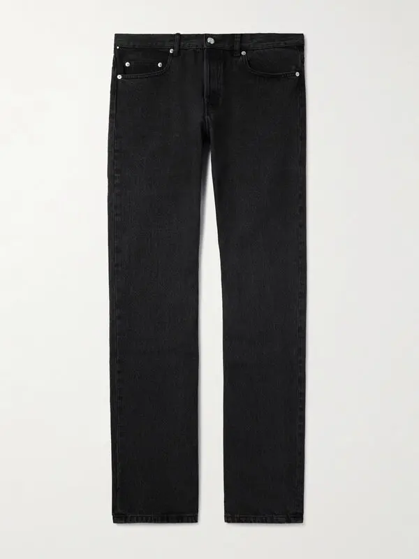 A.p.c. New Standard Slim-fit Straight-leg Jeans - Black