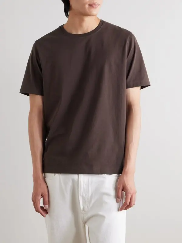 Mr P. Relaxed-fit Organic And Recycled Cotton-jersey T-shirt