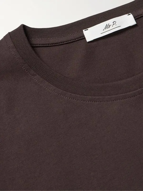 Mr P. Relaxed-fit Organic And Recycled Cotton-jersey T-shirt