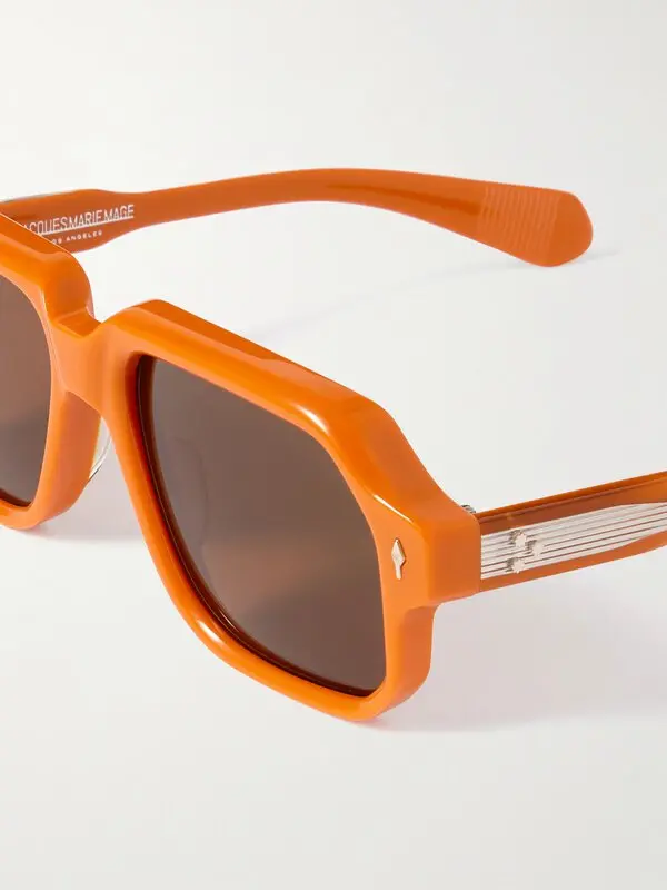 JACQUES MARIE MAGE Challenger Square-frame Sunglasses