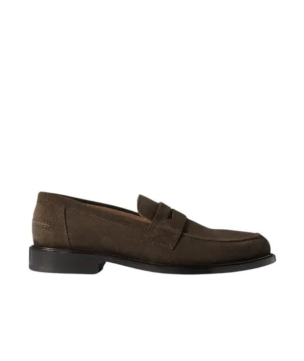 Mr P. Scott Suede Loafers - Green