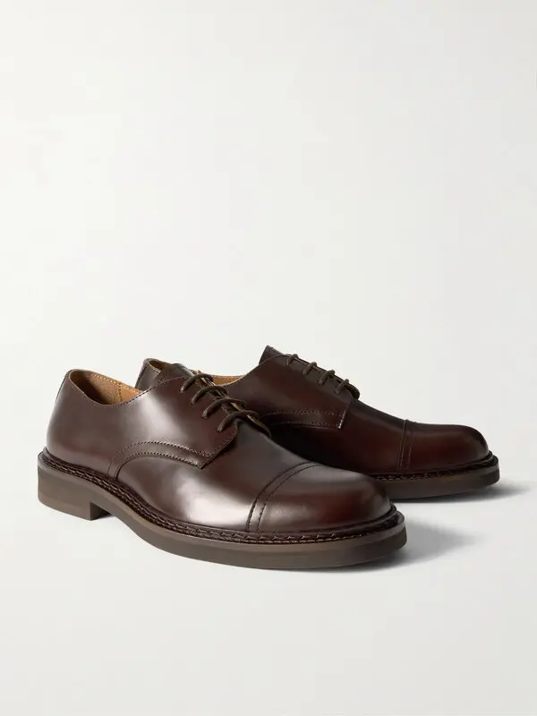 Mr P. Jacques Leather Derby Shoes