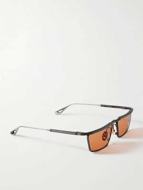 JACQUES MARIE MAGE Bogart Rectangular-frame Sunglasses