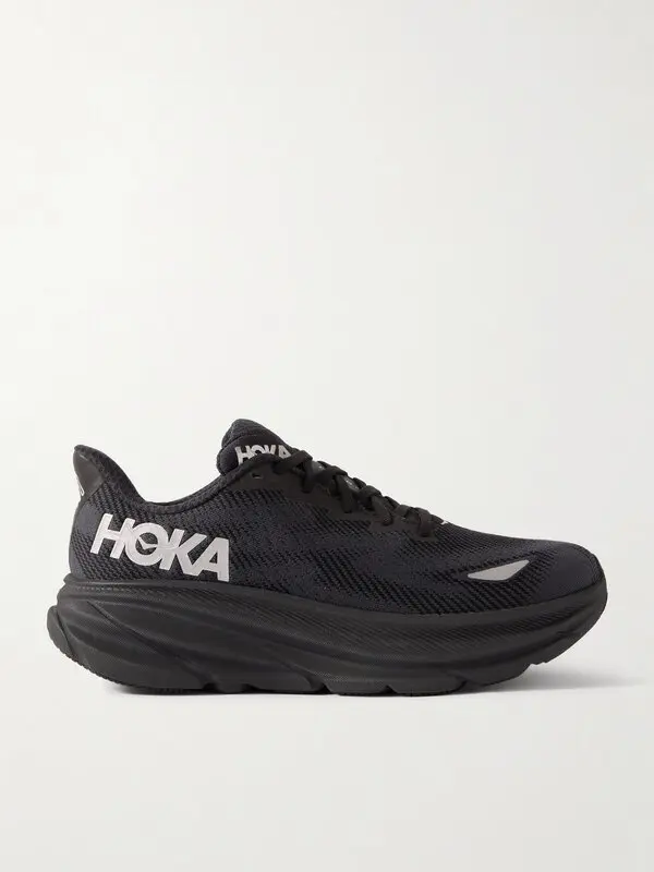 HOKA® Clifton 9 Recycled Gore-tex Sneakers - Black