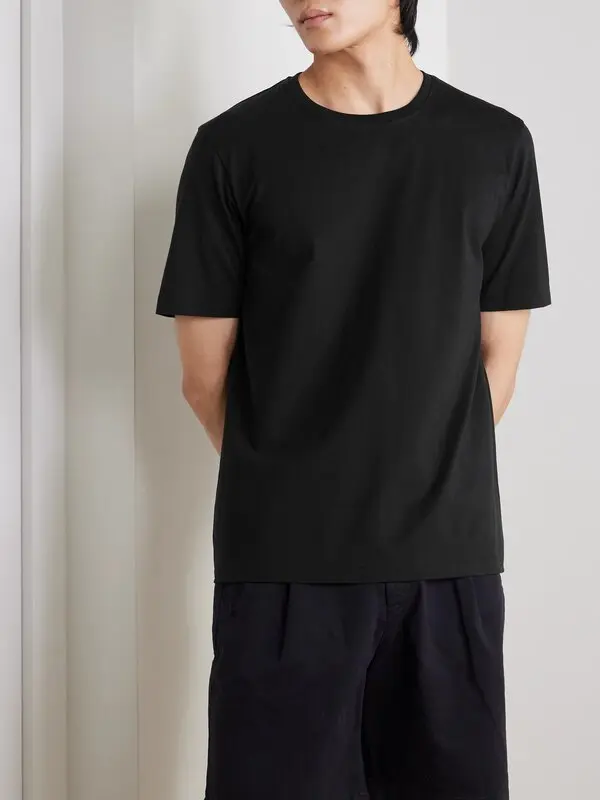 Mr P. Relaxed-fit Organic And Recycled Cotton-jersey T-shirt