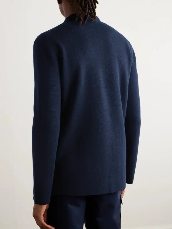 PIACENZA CASHMERE 1733 Wool Overshirt - Blue