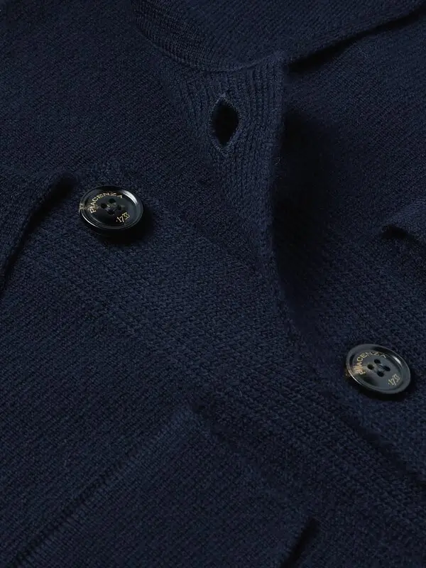 PIACENZA CASHMERE 1733 Wool Overshirt - Blue