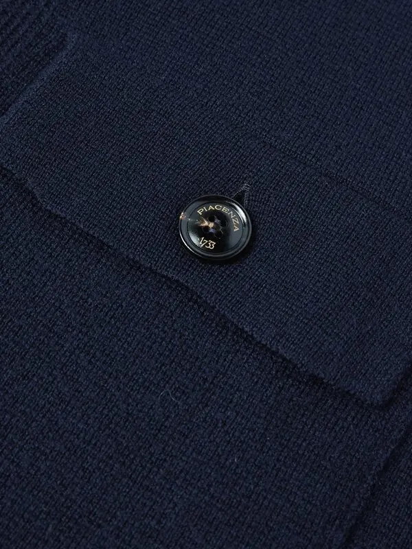 PIACENZA CASHMERE 1733 Wool Overshirt - Blue