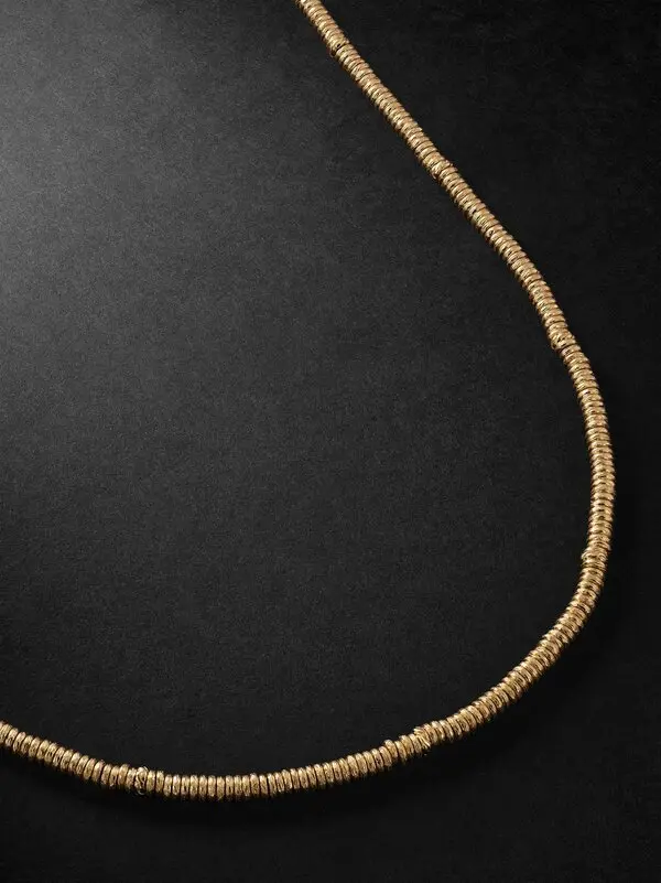 John Hardy Heishi 14-karat Necklace - Gold