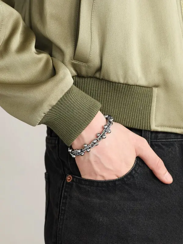 Saint Laurent Tone Chain Bracelet
