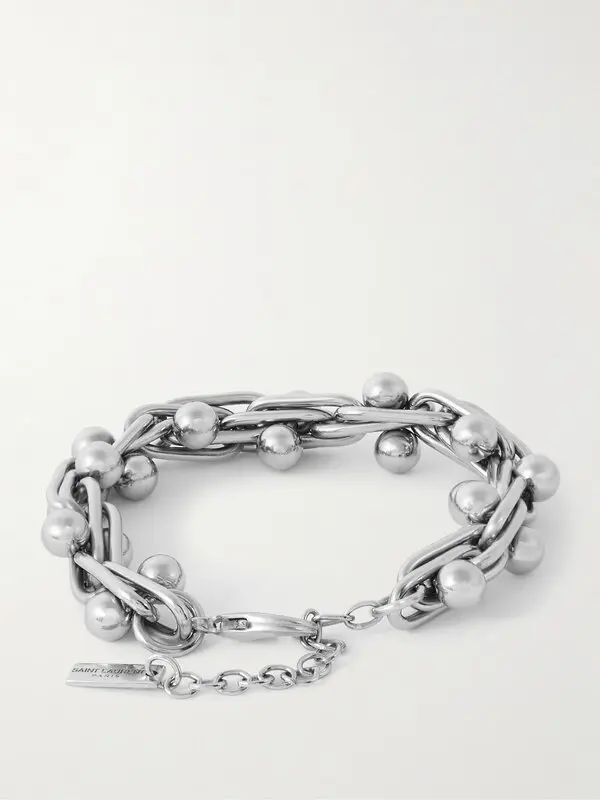 Saint Laurent Tone Chain Bracelet