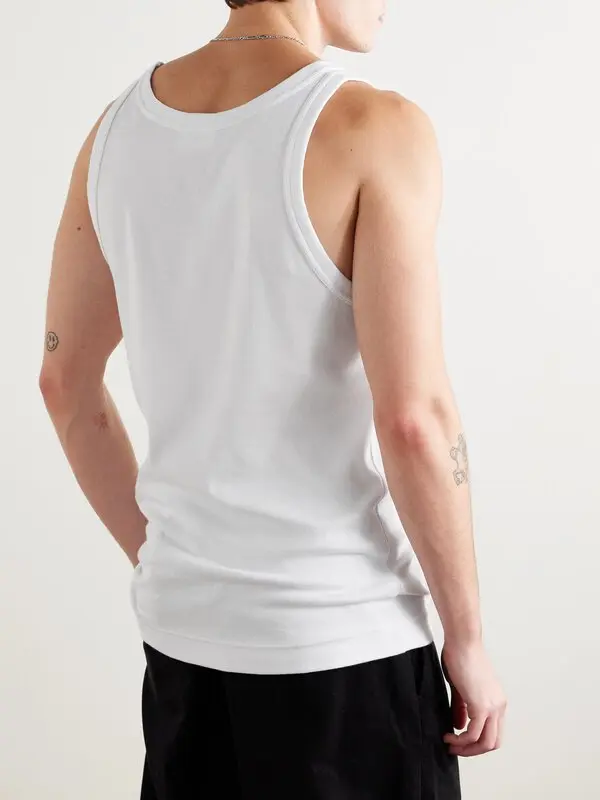 Nn07 Mick 3206 Stretch Organic Cotton-jersey Tank Top