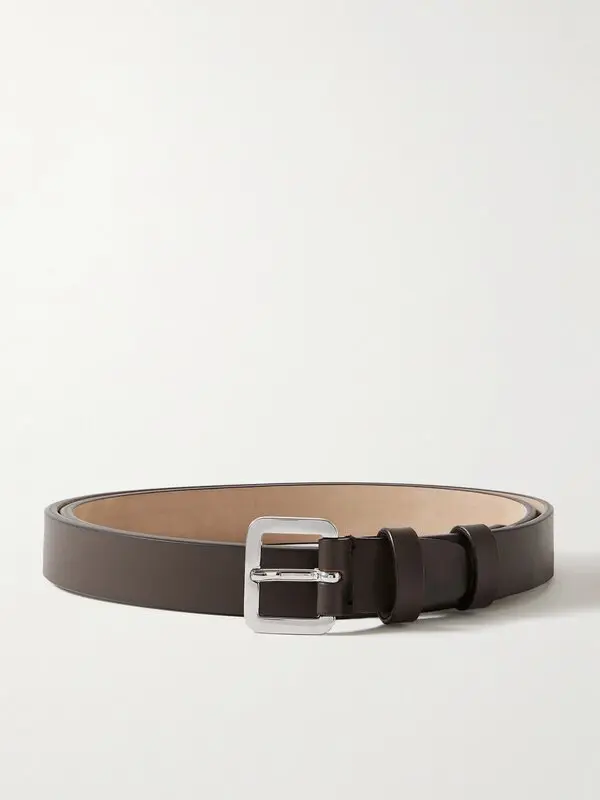 Mr P. 2.5cm Leather Belt - Brown
