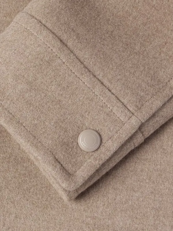 Loro Piana Darcy Pecora Nera® Wool-felt Overshirt
