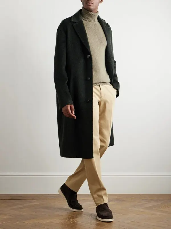 Loro Piana Fobello Cashmere Rollneck Sweater - Green