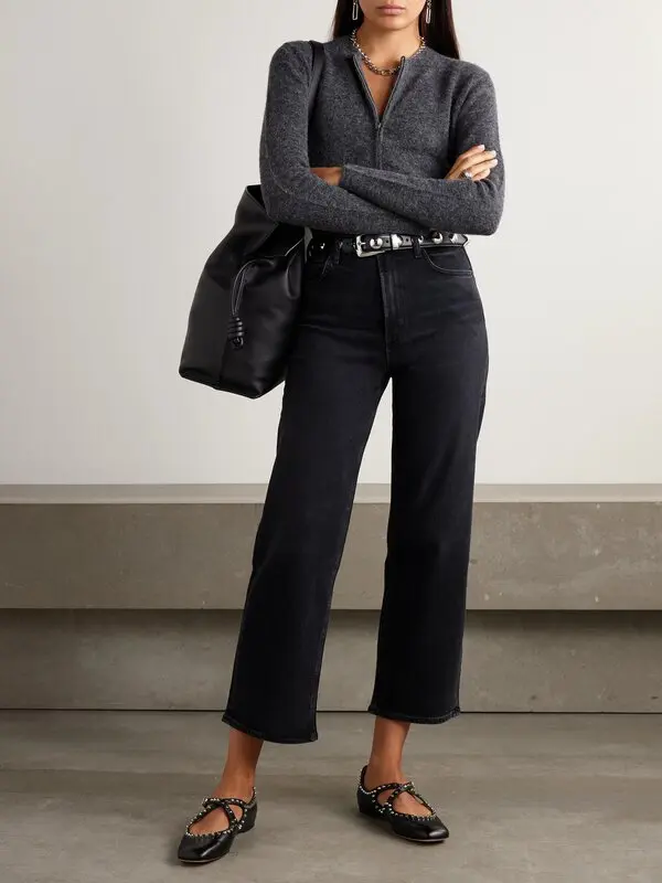 AGOLDE Ren High-rise Wide-leg Jeans