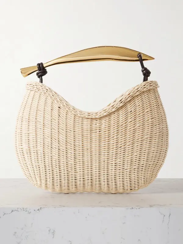 Bottega Veneta Small Sardine Raffia Tote