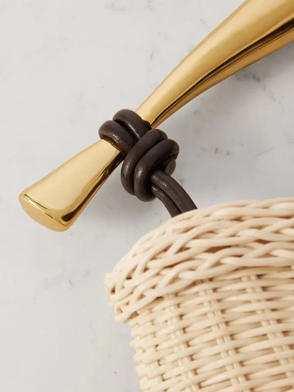 Bottega Veneta Small Sardine Raffia Tote
