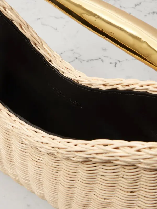 Bottega Veneta Small Sardine Raffia Tote