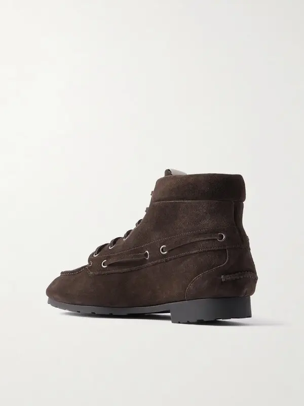 Bally Paphos Suede Ankle Boots - Brown