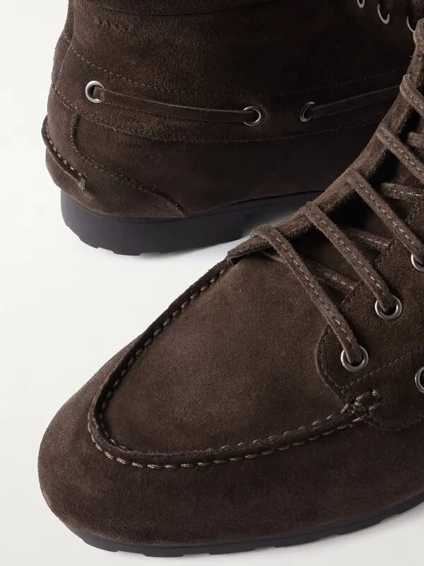 Bally Paphos Suede Ankle Boots - Brown