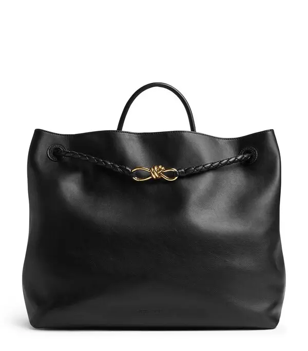 Bottega Veneta Large Andiamo Shoulder Bag - Black