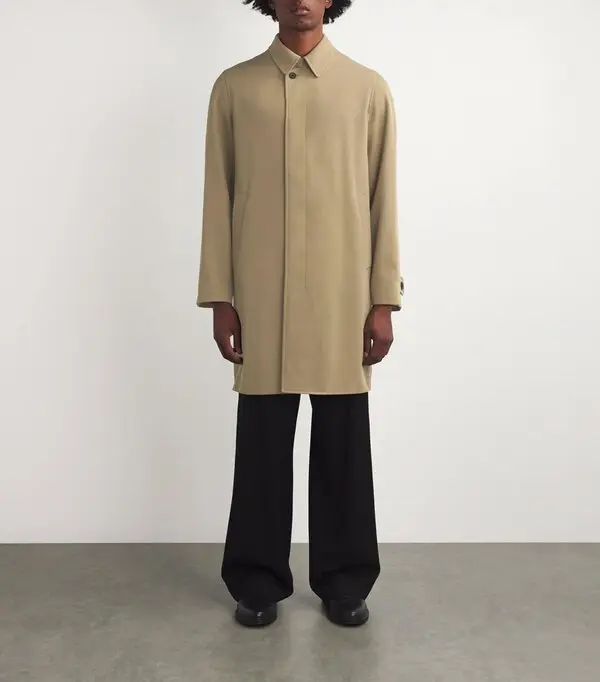 THE ROW Wallace Wool Gabardine Car Coat