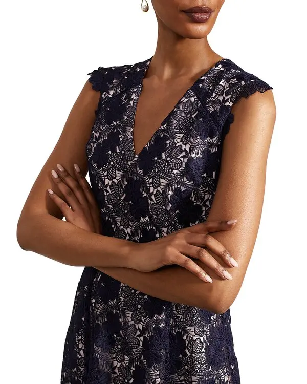 HOBBS LONDON Hannah Lace Midi Dress