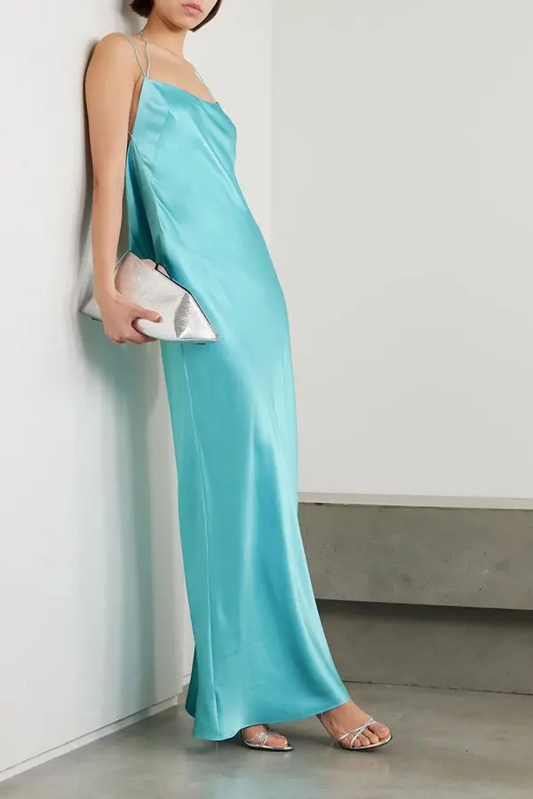 michael lo sordo green dress Michael Lo Sordo Iced Bias Gown main image 1