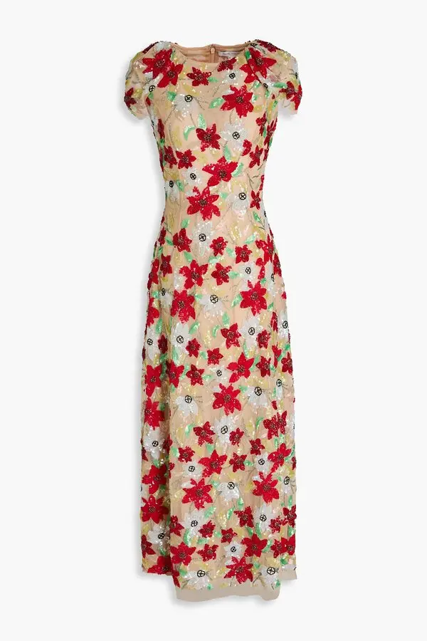 Rachel Gilbert Beaded Dress Dresses | Editorialist