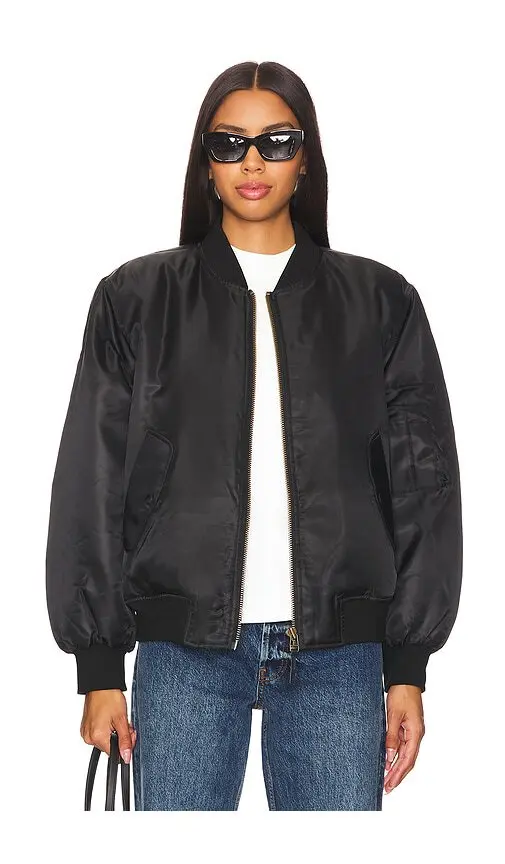 ANINE BING Leon Bomber Jacket - Black