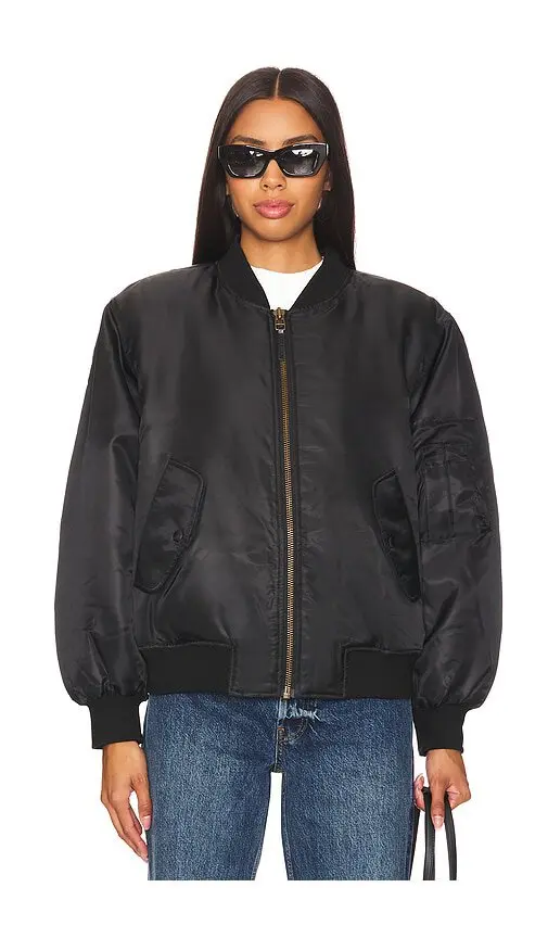 ANINE BING Leon Bomber Jacket - Black