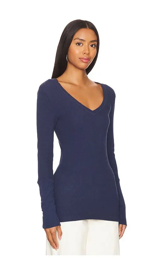 BOBI V Neck Long Sleeve