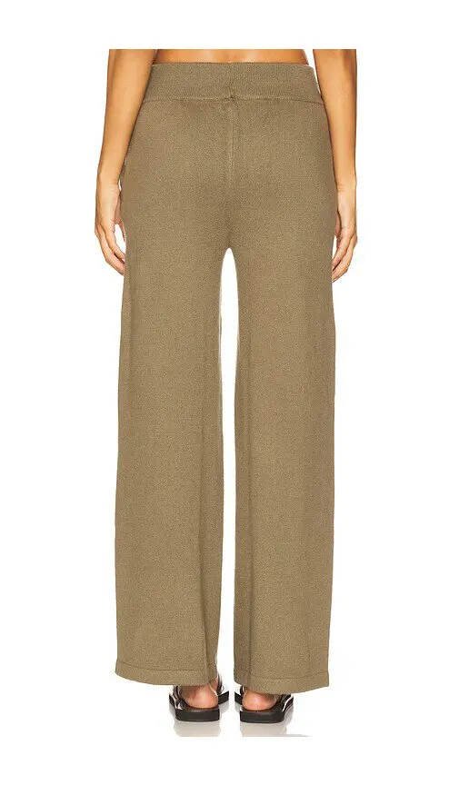 Eberjey Recycled Sweater Pant - Smokey Olive