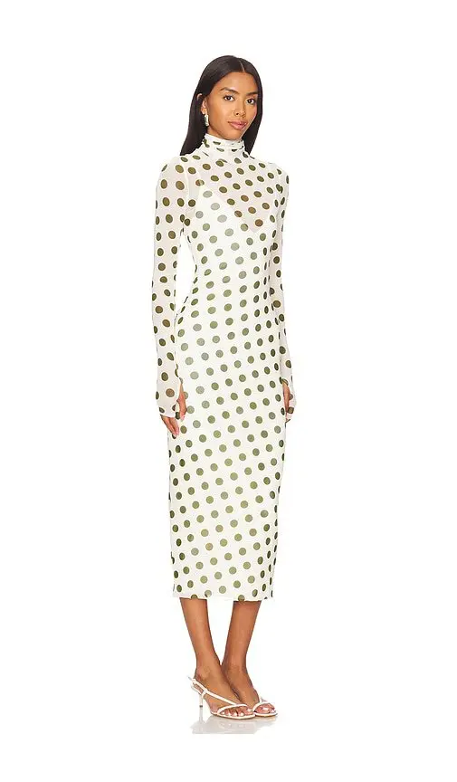 AFRM Shailene Dress - Birch Dot